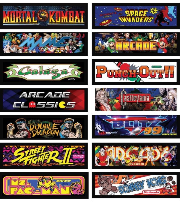 Arcade1Up Light Up Marquee Conversion Kit - ArcadeModUp