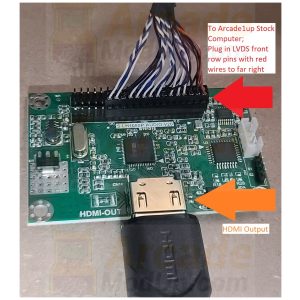 LVDS To HDMI Adapter Board Converter Compatible with 1080P Resolution ...